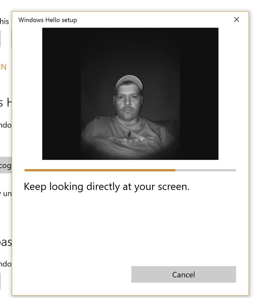 Setting up Windows Hello facial recognition in Windows 10