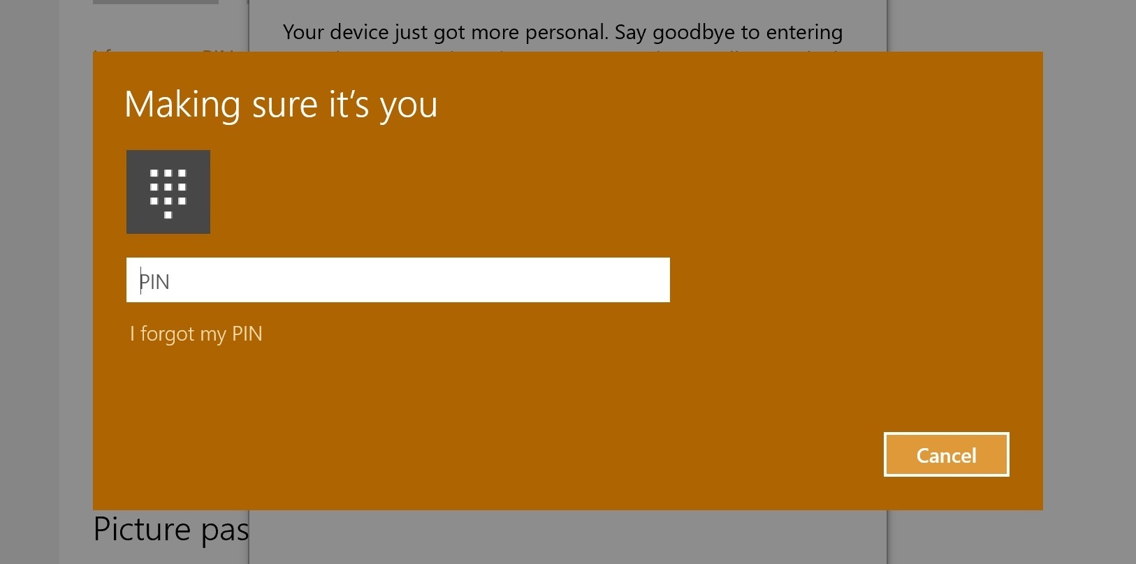 Setting up Windows Hello facial recognition in Windows 10